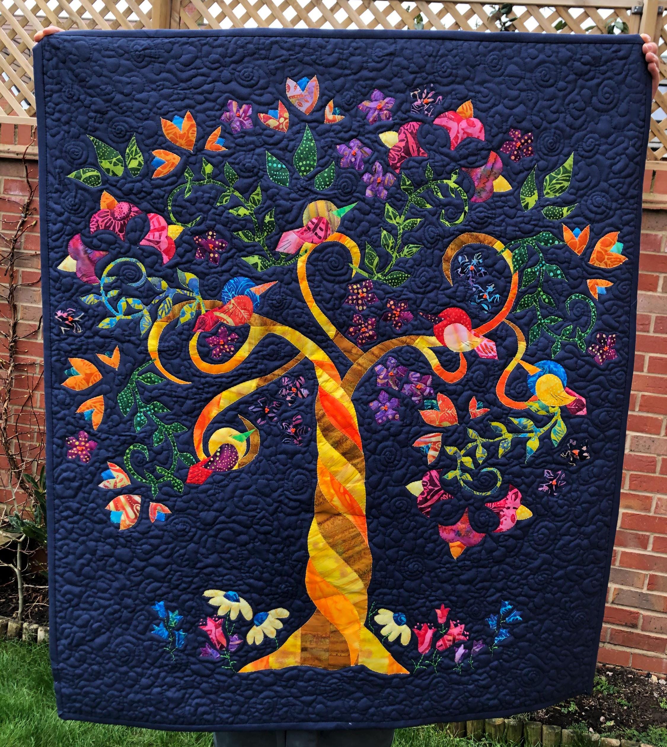 Delphine Brooks Tree of Life Applique Quilt Sewing Instruction Booklet ...