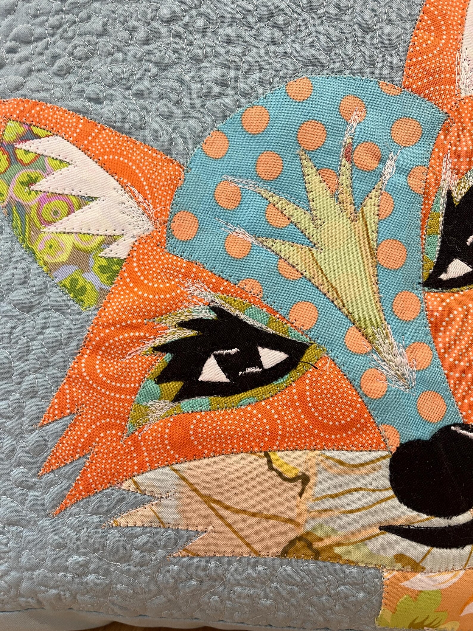 Delphine Brooks Felicity Fox Applique Cushion Sewing Instruction and ...