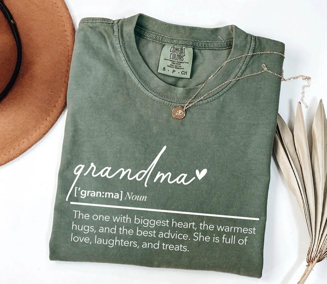Grandma Shirt: Grandma Definition T-shirt, Gift for Grandma, Grandma ...
