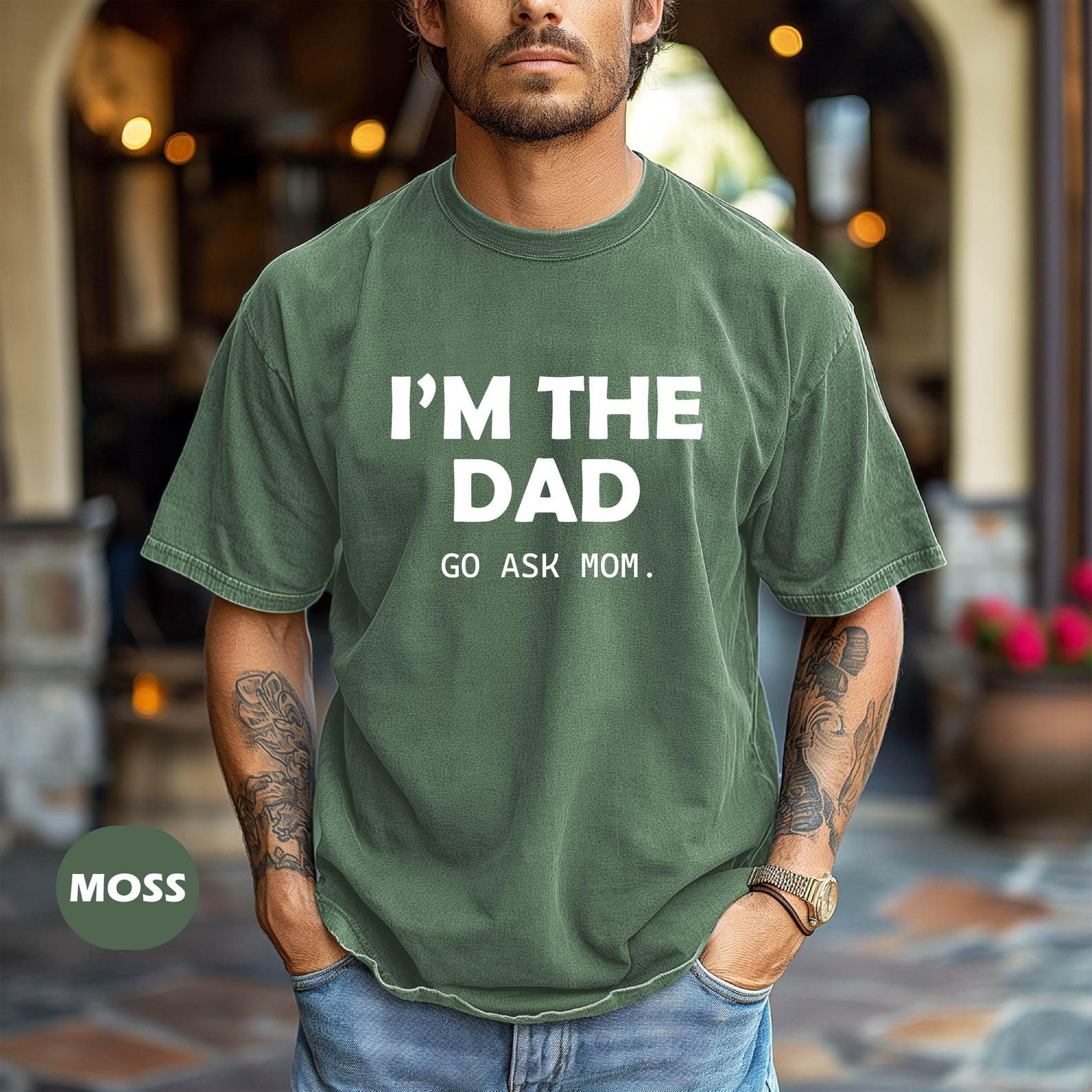 I'm the Dad Go Ask Mom I'm the Mom Because I Said so - Family Matching ...