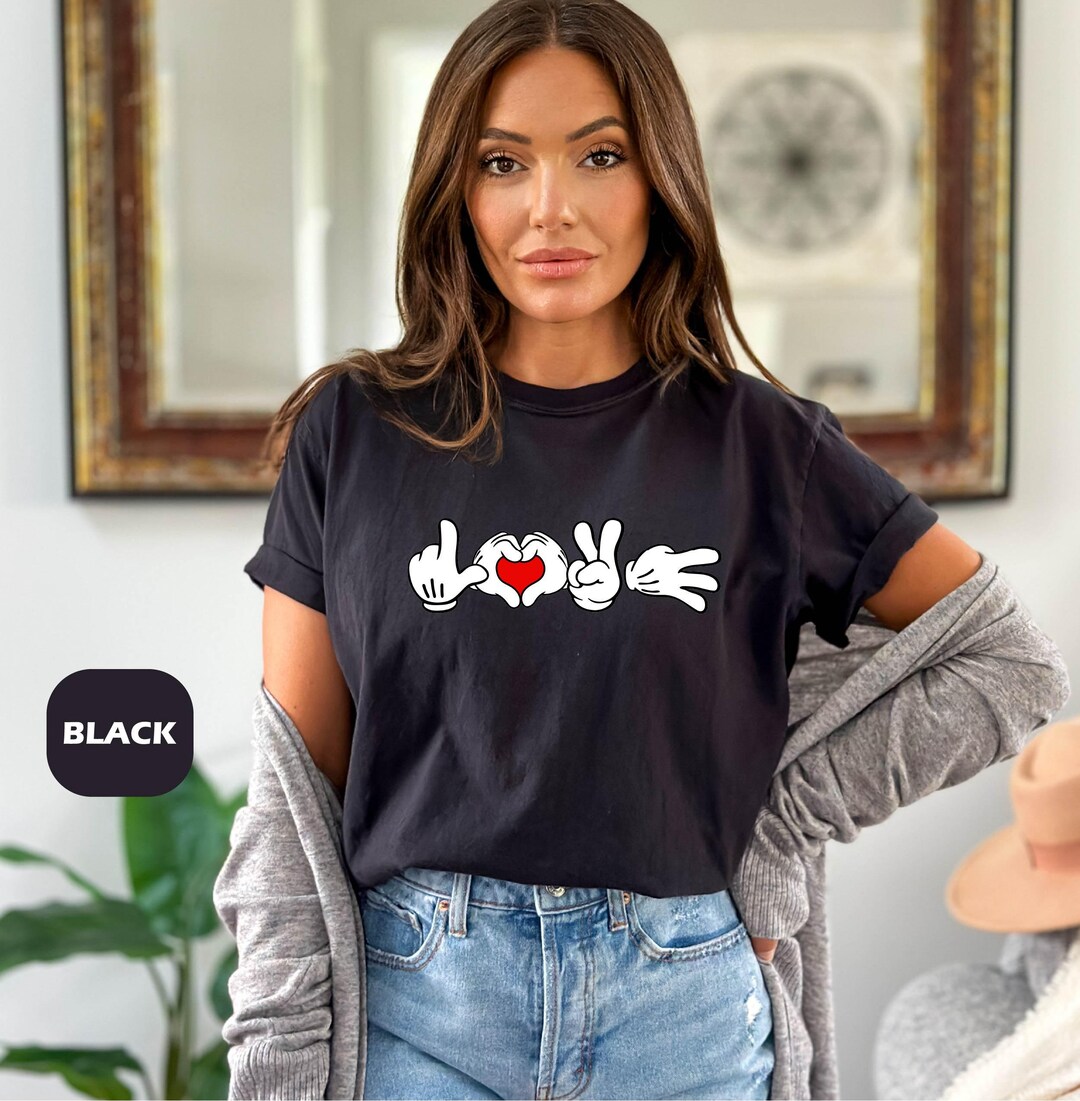 Valentines Day ASL Shirt - Love Sign Language - Valentines Day Shirt ...