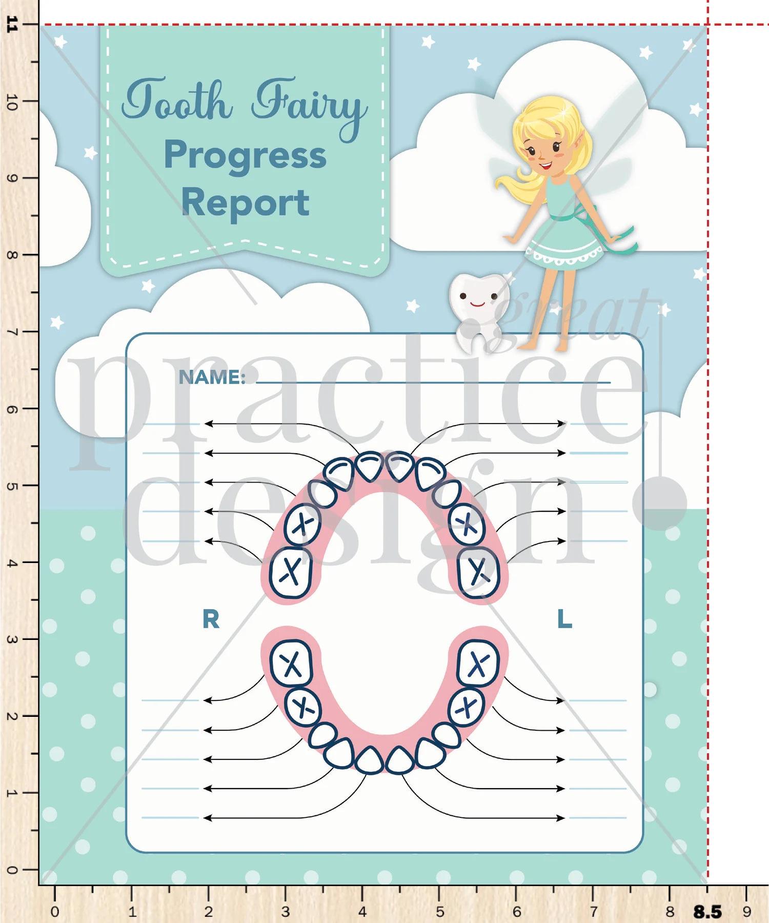 Tooth Fairy Progress Report Downloadable PDF -tooth Fairy Downloadable ...