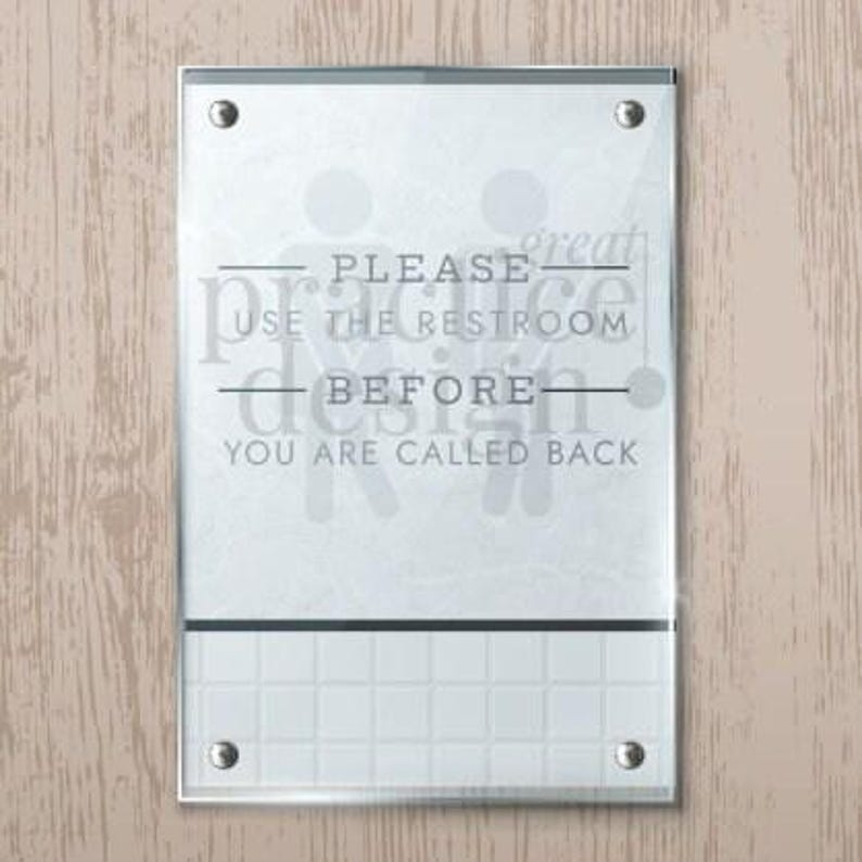 Restroom Sign- Bathroom Sign- Business Sign- Office Decor- Downloadable ...