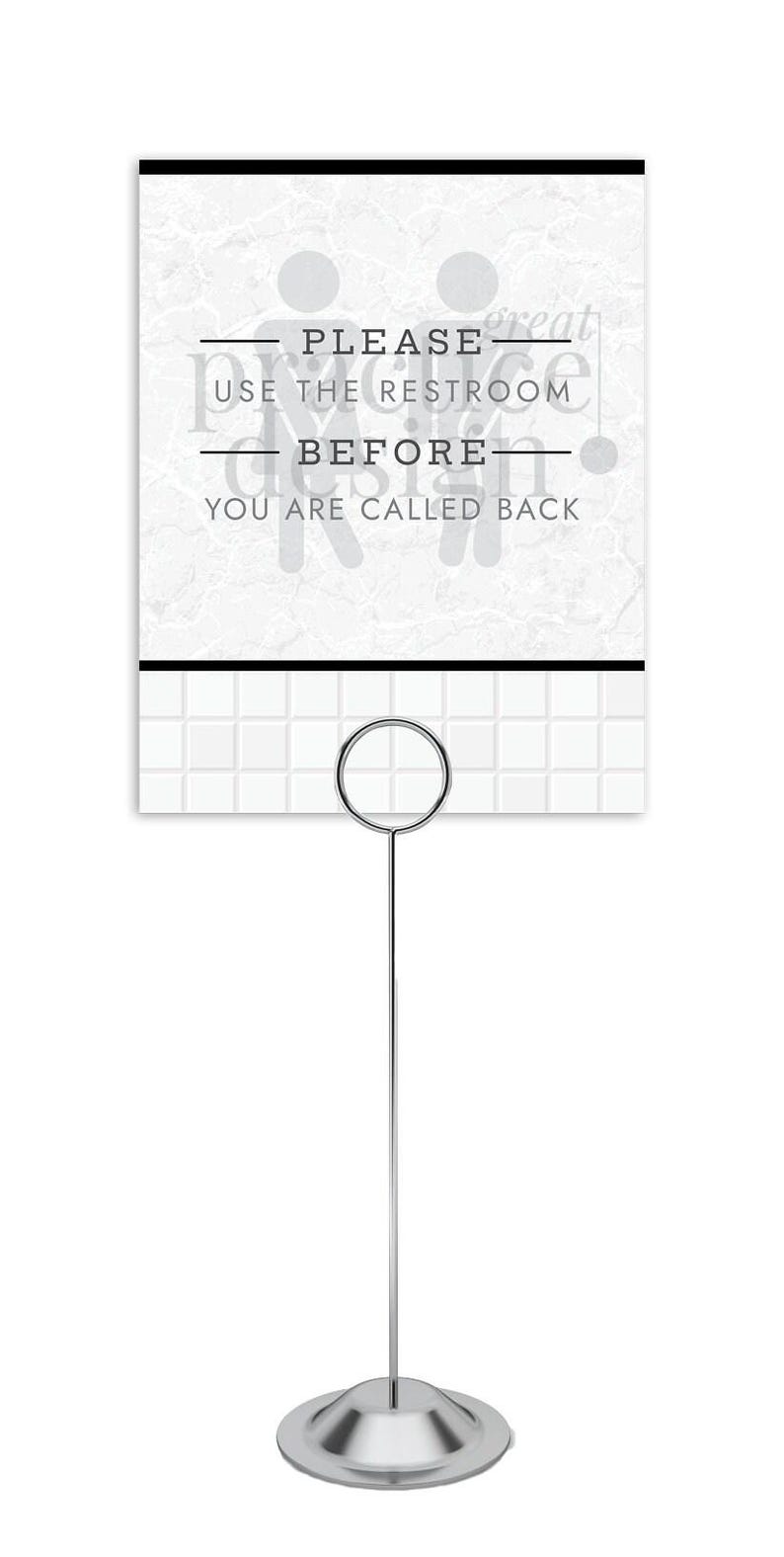 Restroom Sign- Bathroom Sign- Business Sign- Office Decor- Downloadable ...