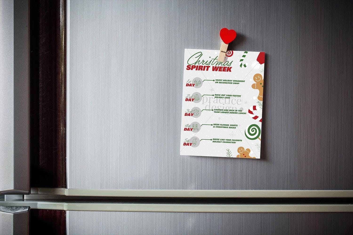 Christmas Spirit Week Downloadable PDF - Christmas Spirit Week ...