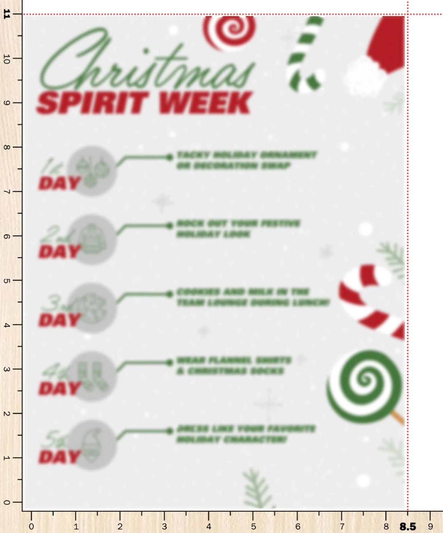 Christmas Spirit Week Downloadable PDF - Christmas Spirit Week ...