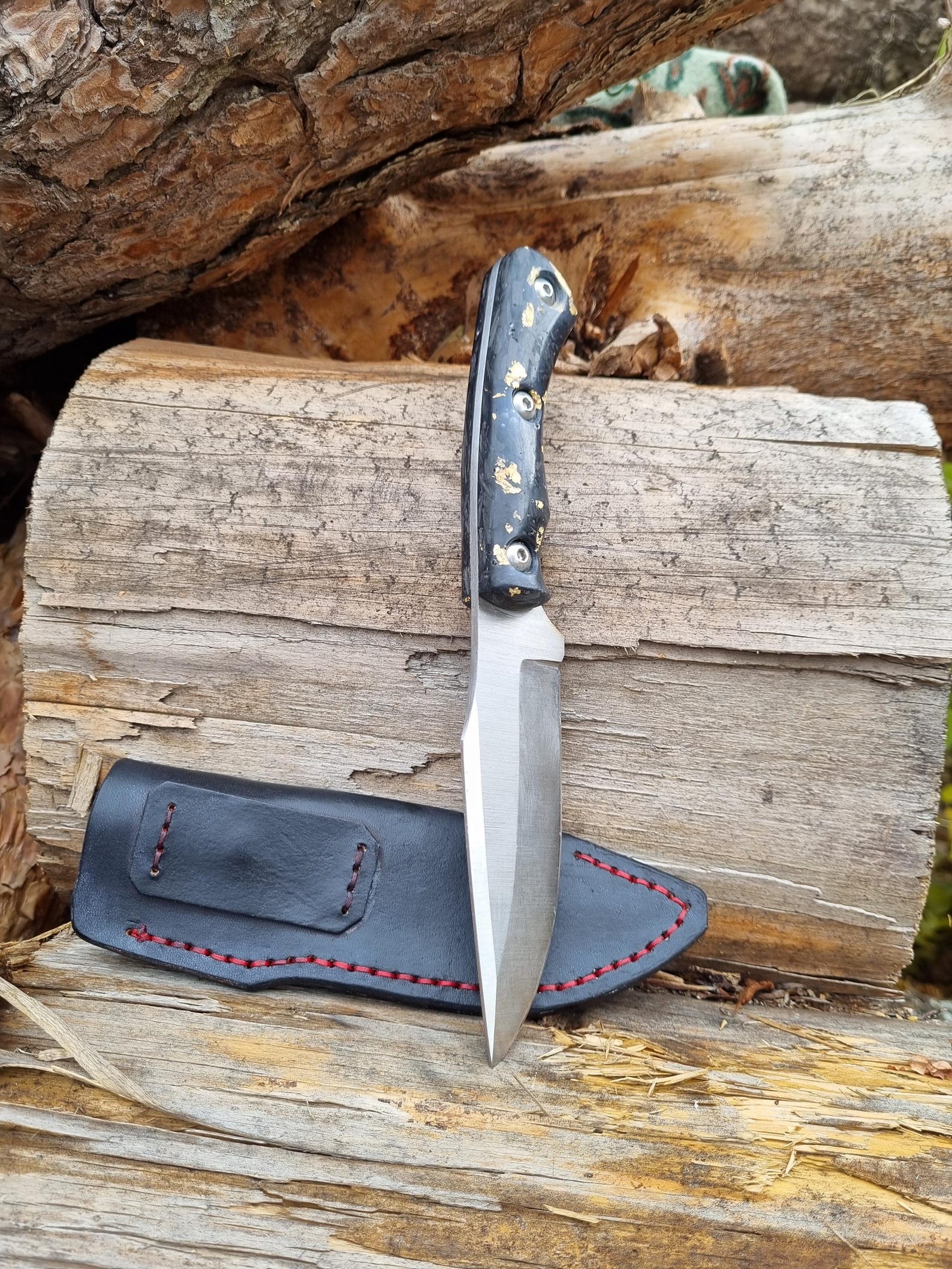 N690 Knife With Carbonfiber Handle - Etsy