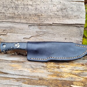 N690 Knife With Carbonfiber Handle - Etsy