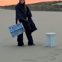 Recycled Plastic Stool / End Table | Sustainable Furniture Design | Eco ...