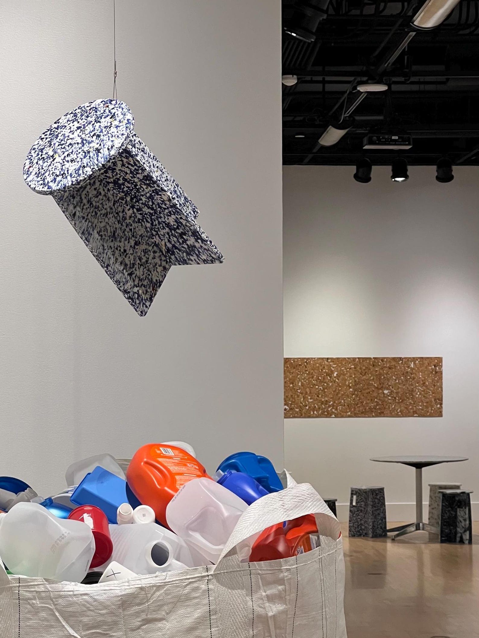 Recycled Plastic Stool / End Table | Sustainable Furniture Design | Eco ...