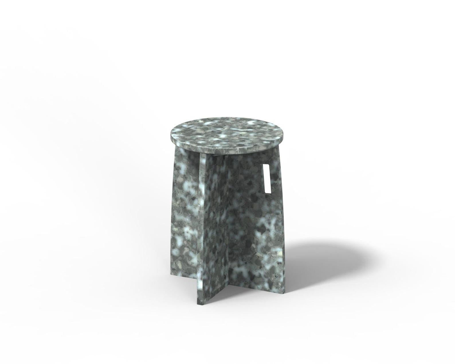 Recycled Plastic Stool / End Table | Sustainable Furniture Design | Eco ...