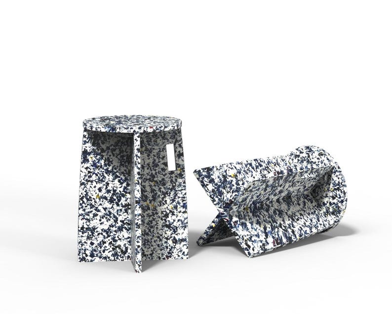 Recycled Plastic Stool / End Table | Sustainable Furniture Design | Eco ...