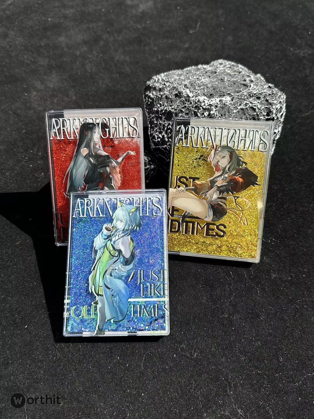 Arknights Quicksand Block Set | Ines，wiš'adel，kal'tsit | Glitter ...