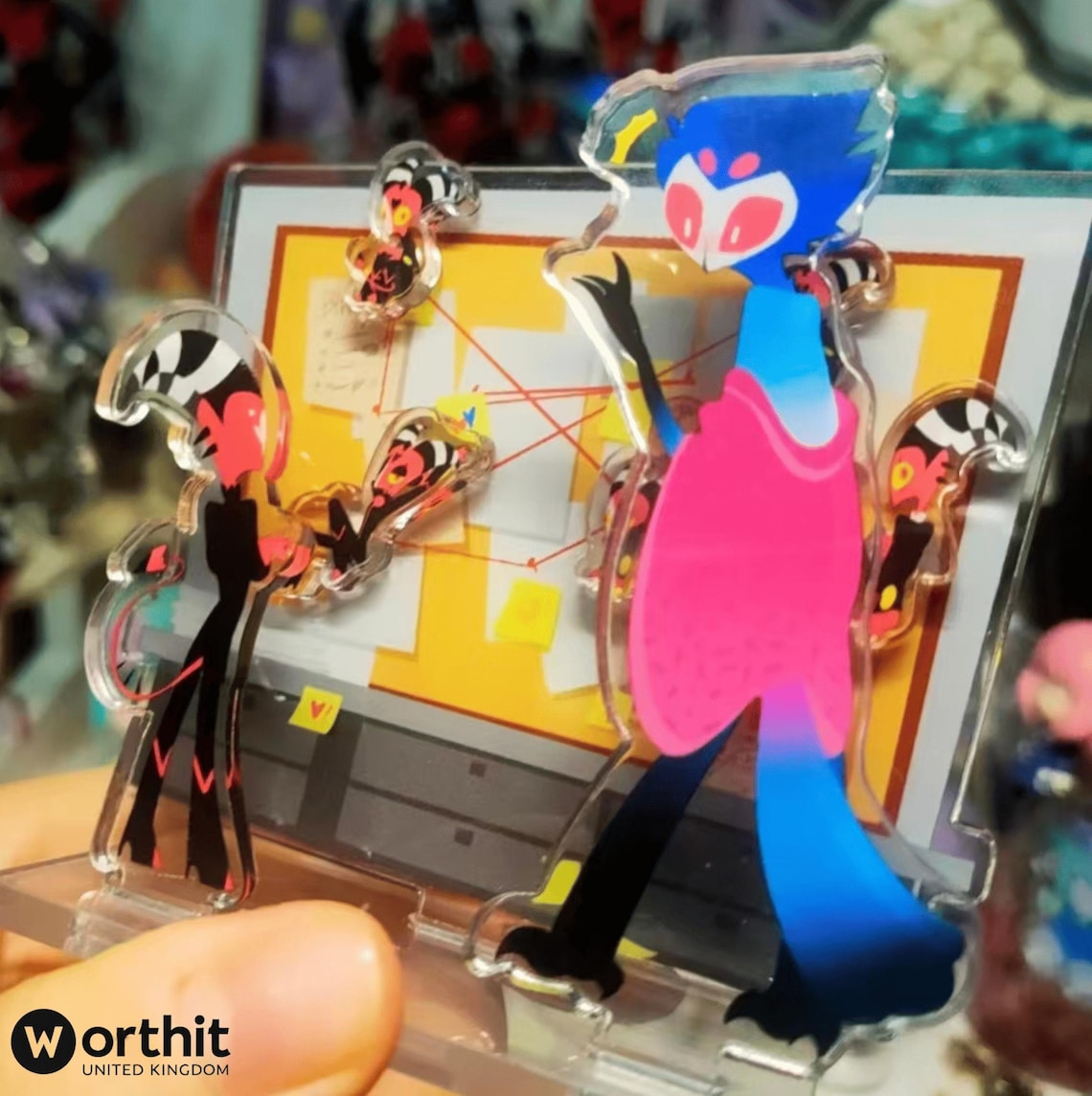 Helluva Boss DIY Acrylic Standee Gift Set | Detachable Stolas + Blitzo ...