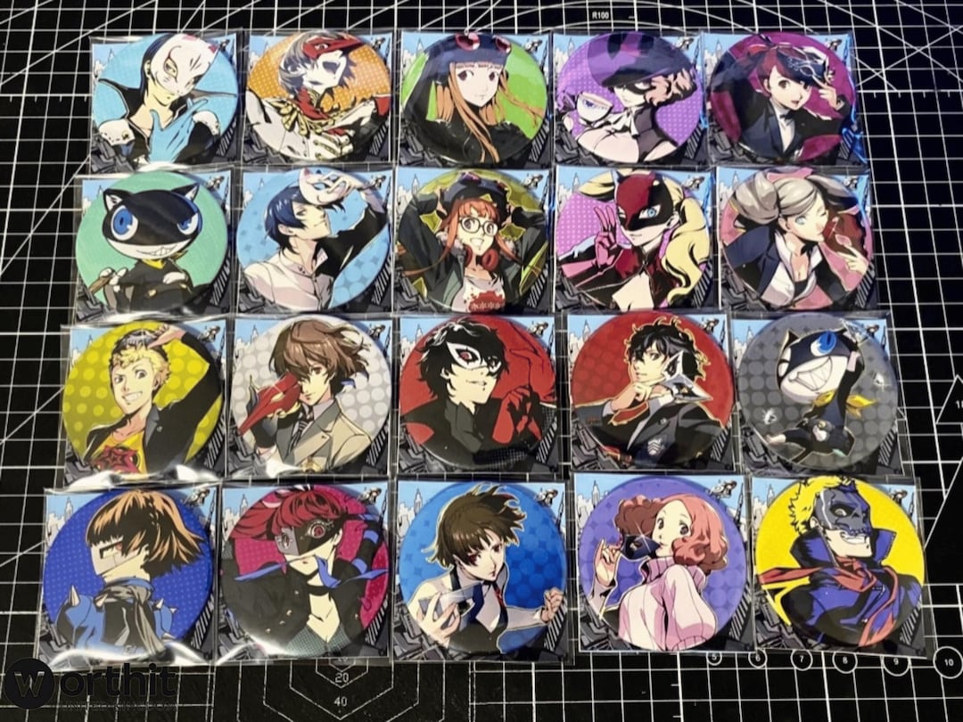 Persona 5 Badges Set: Phantom Thieves Collection, Anime Pins - Etsy