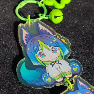 Genshin Impact Chibi Acrylic Keychain Set - Kinich, Neuvillette, Ororon ...