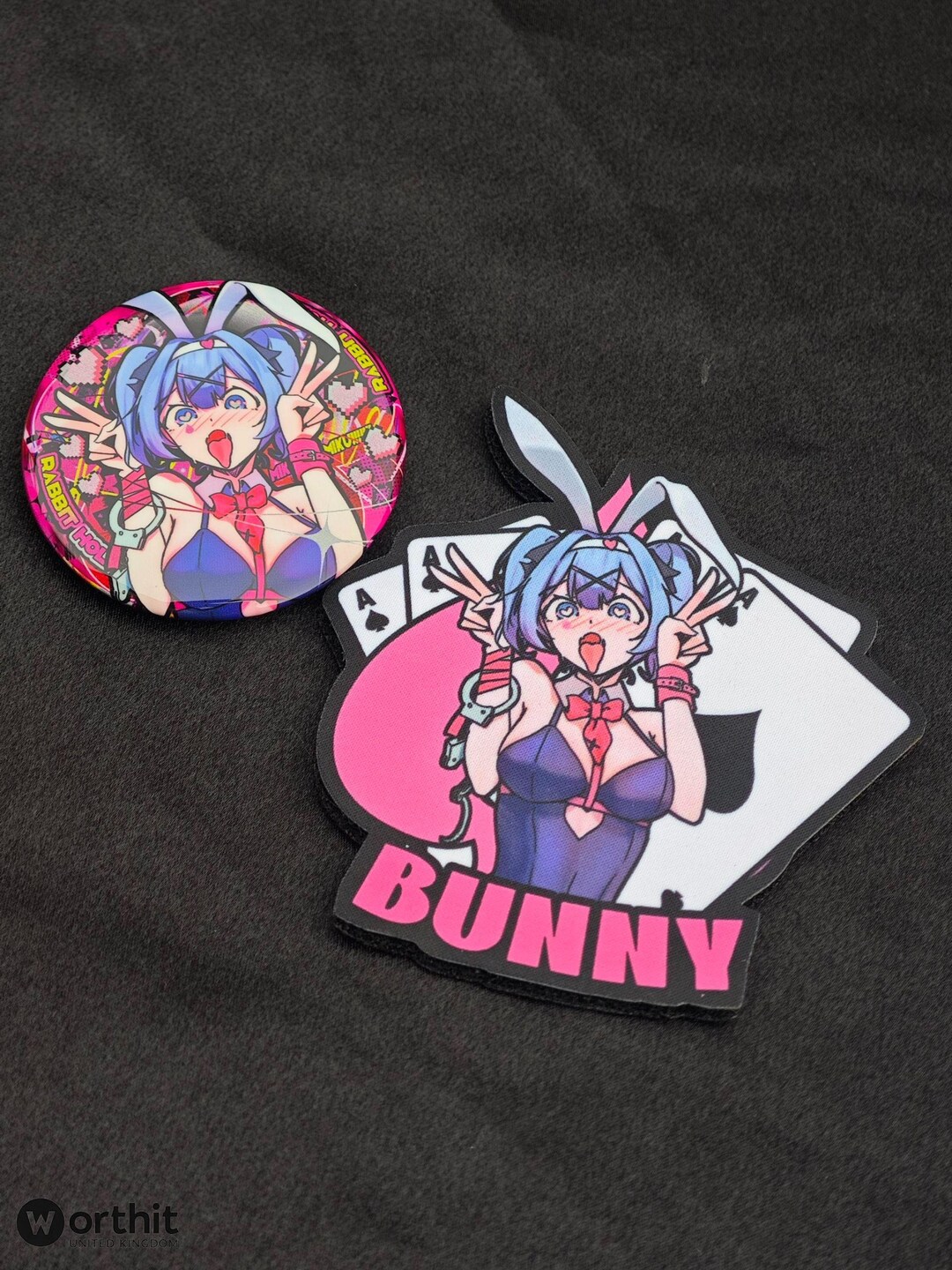Waifu Bunny Girl Badge & Morale Patch – Hatsune Miku，anime Girl Patch ...