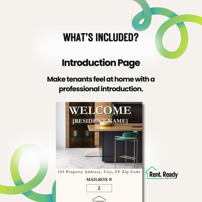 Tenant Welcome Packet Template | Customizable in Canva for Property ...