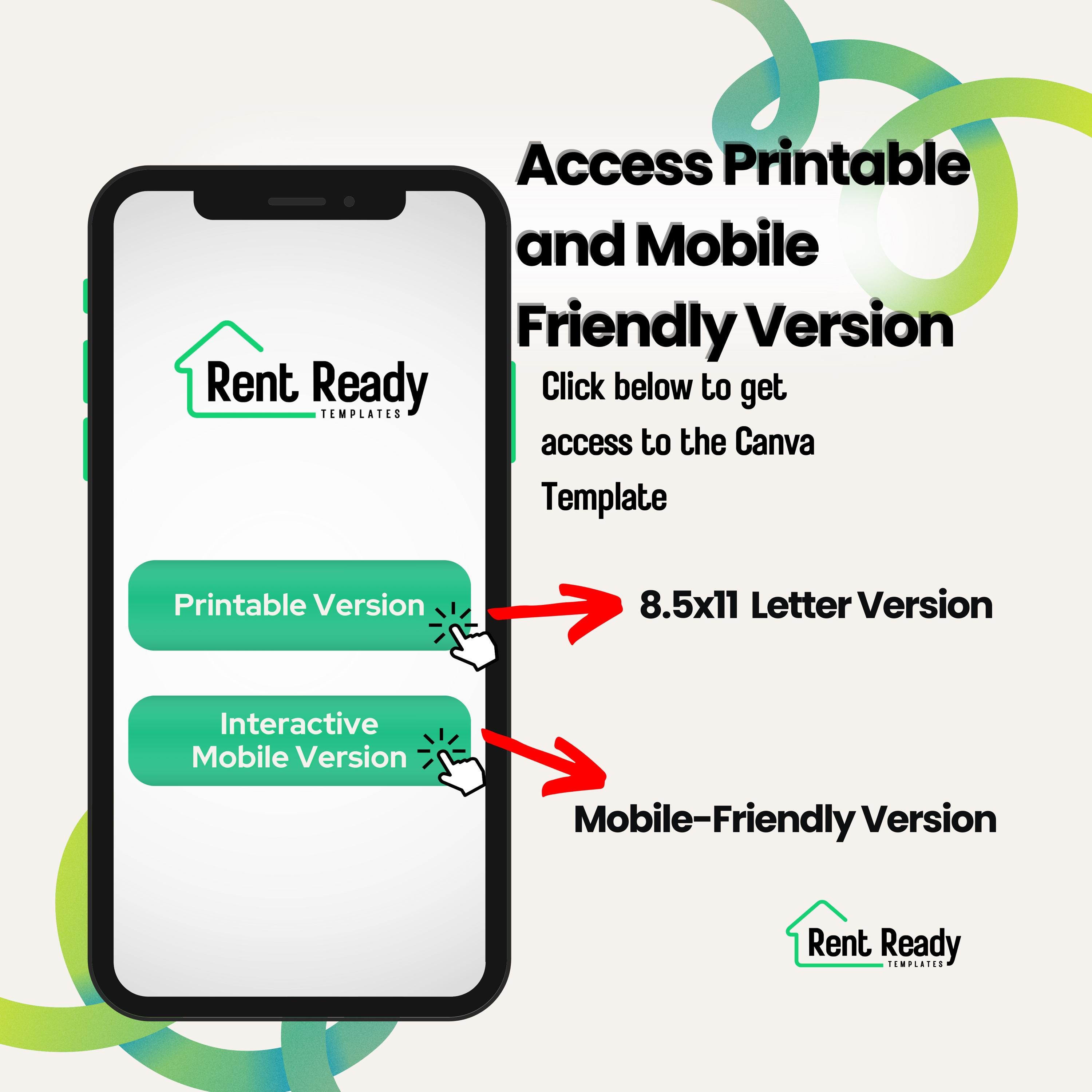 Tenant Welcome Packet Template | Customizable in Canva for Property ...