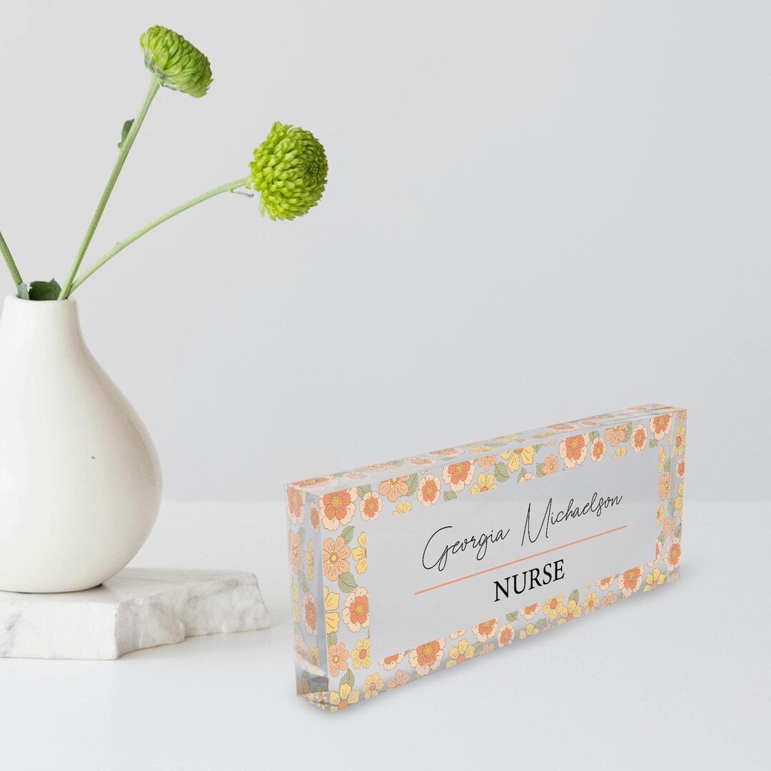 Custom Nameplate, Office Name Plate, Promotion Gift for CEO, Customized ...