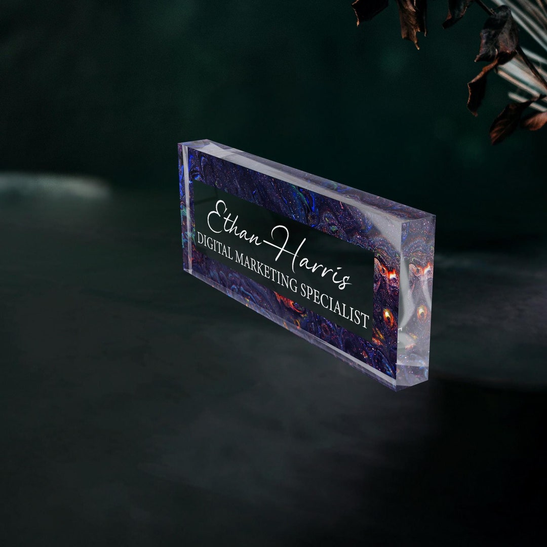 Custom Name Plate for Desk Office Decor Desk Nameplate Personalized ...