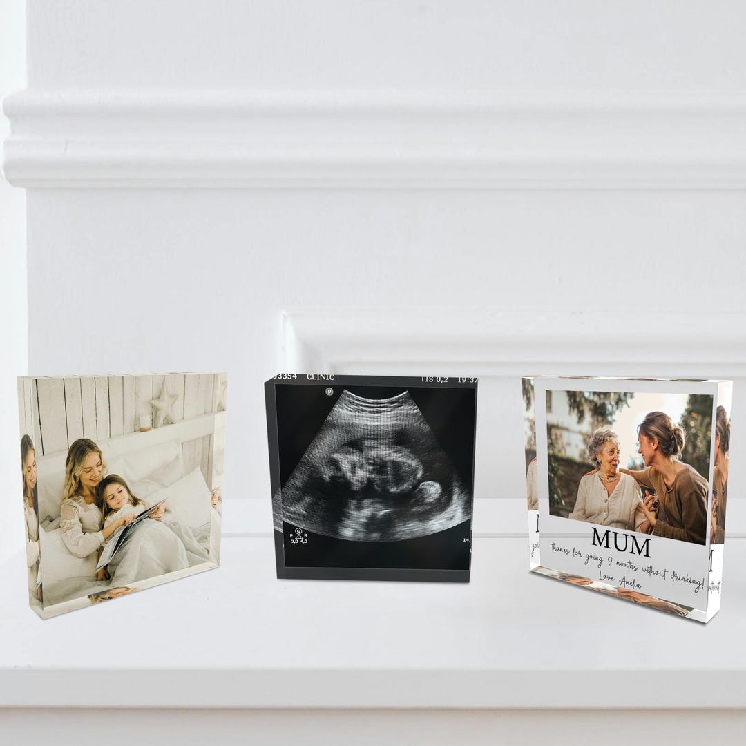 Photo Gifts, Photo Block Acrylic Custom Picture Frame, Mothers Day ...