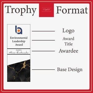 Personalized Acrylic Trophy, Custom Engraved Award for Corporate or ...