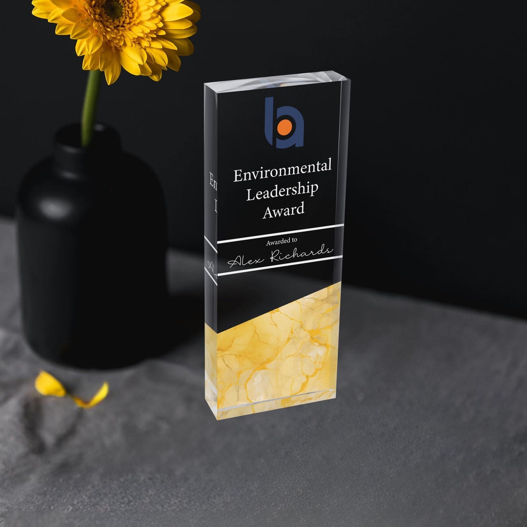 Personalized Trophy Custom Award Plaque, Engraved Award, Engraved ...