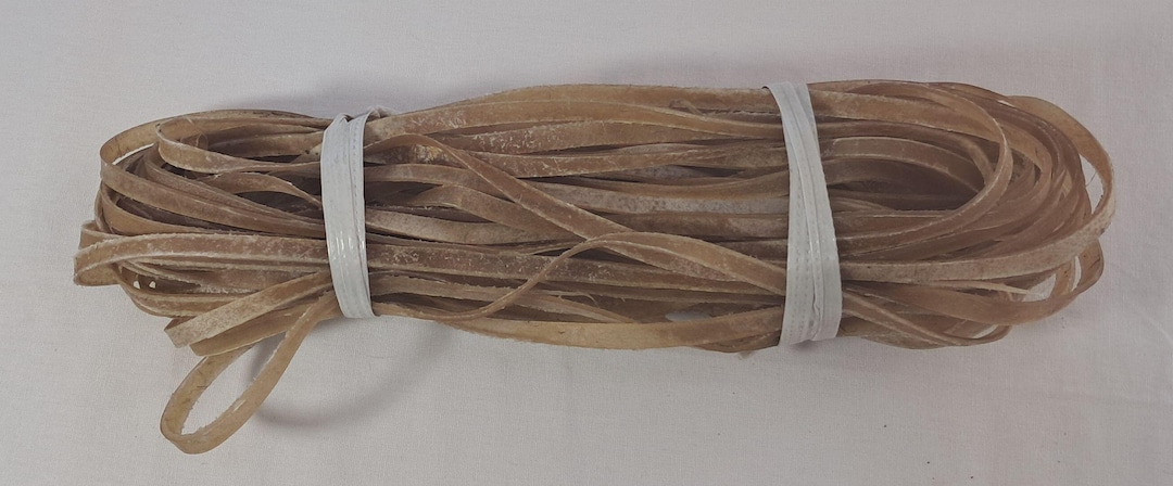 Premium Rawhide Lace 1/4" X 50ft for Leather Crafting, Drum Making ...