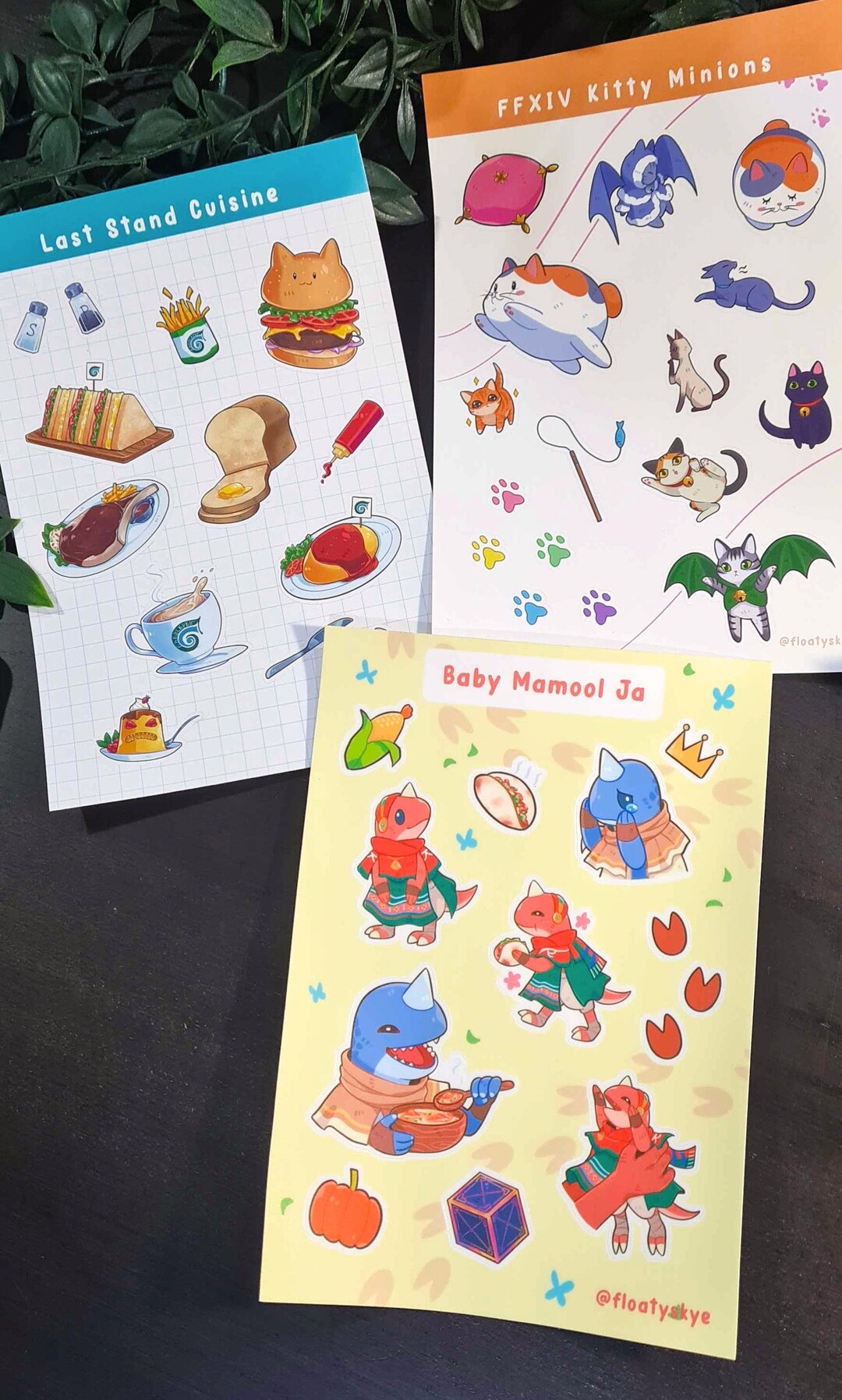 FFXIV Sticker Sheets - Etsy