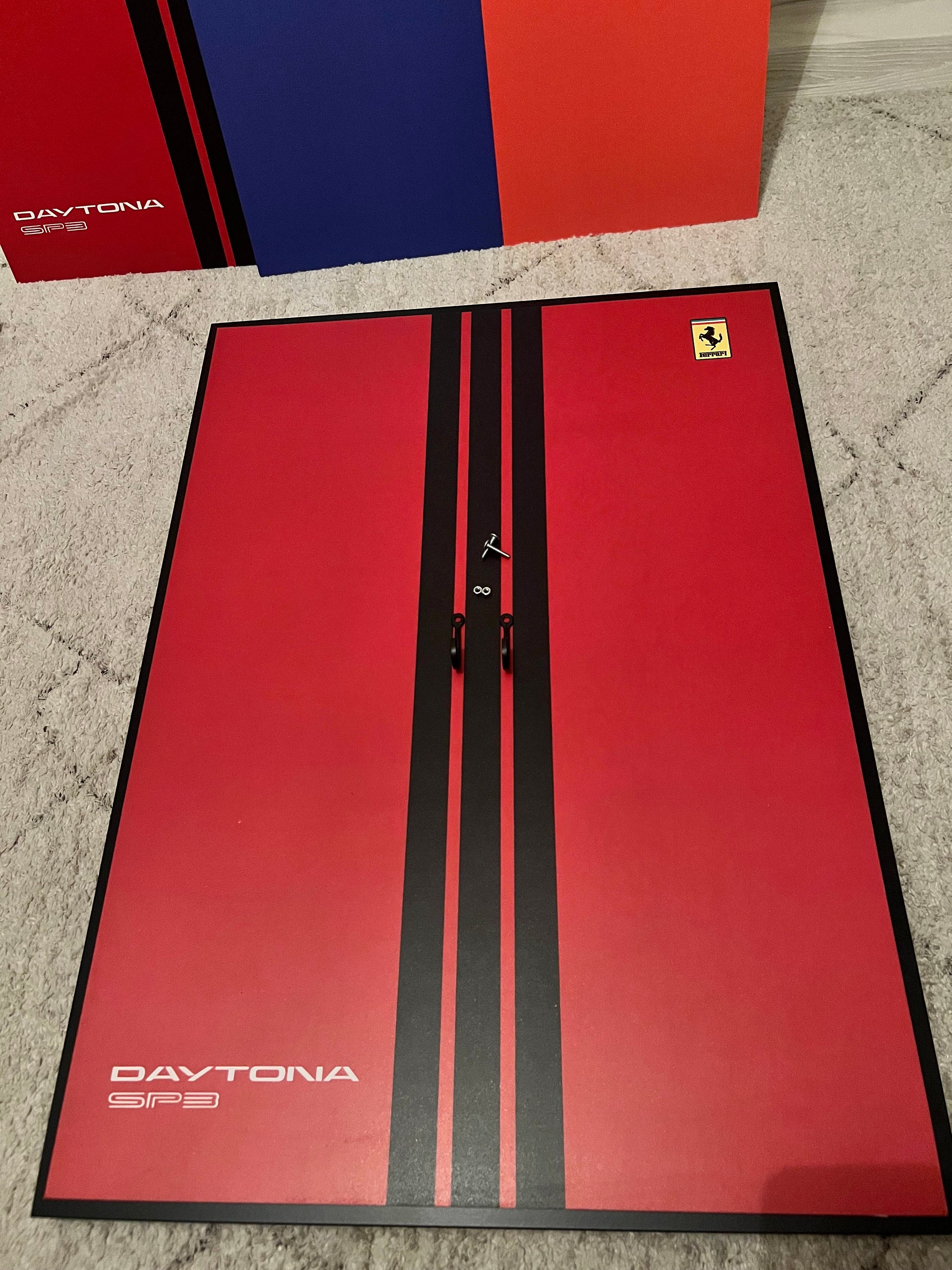 Ferrari Daytona Wall Board, Large Size 20x28inc Hanging Solution, Car ...