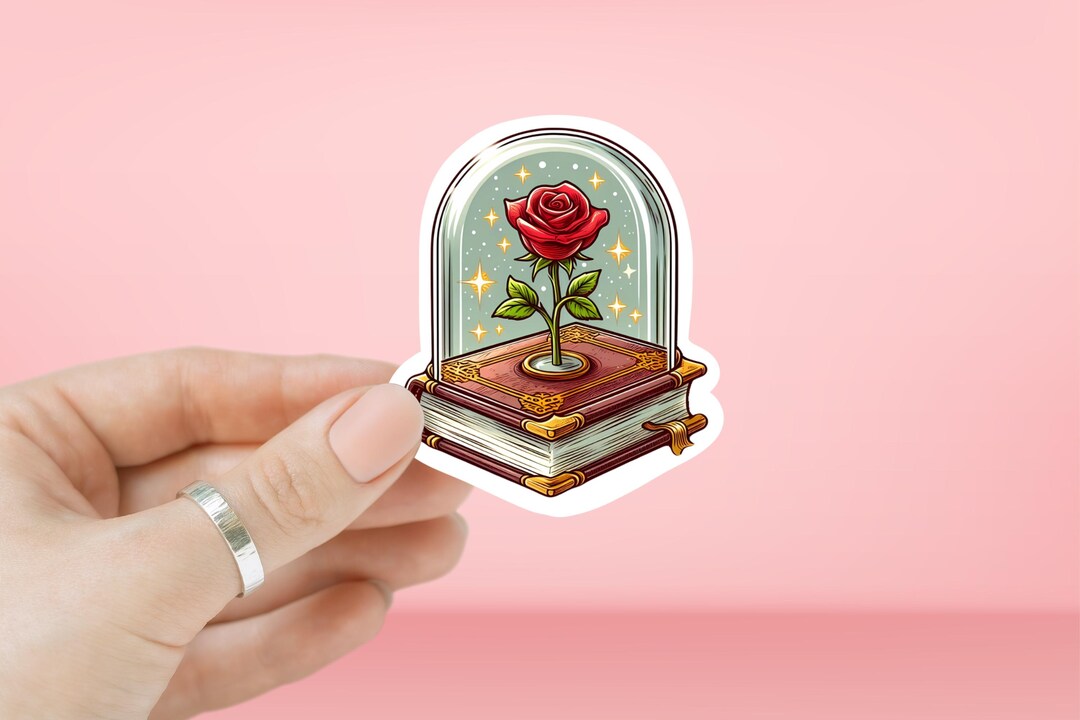 Belle Sticker Reading Library Princess Sticker Dark Romance Romantsy ...