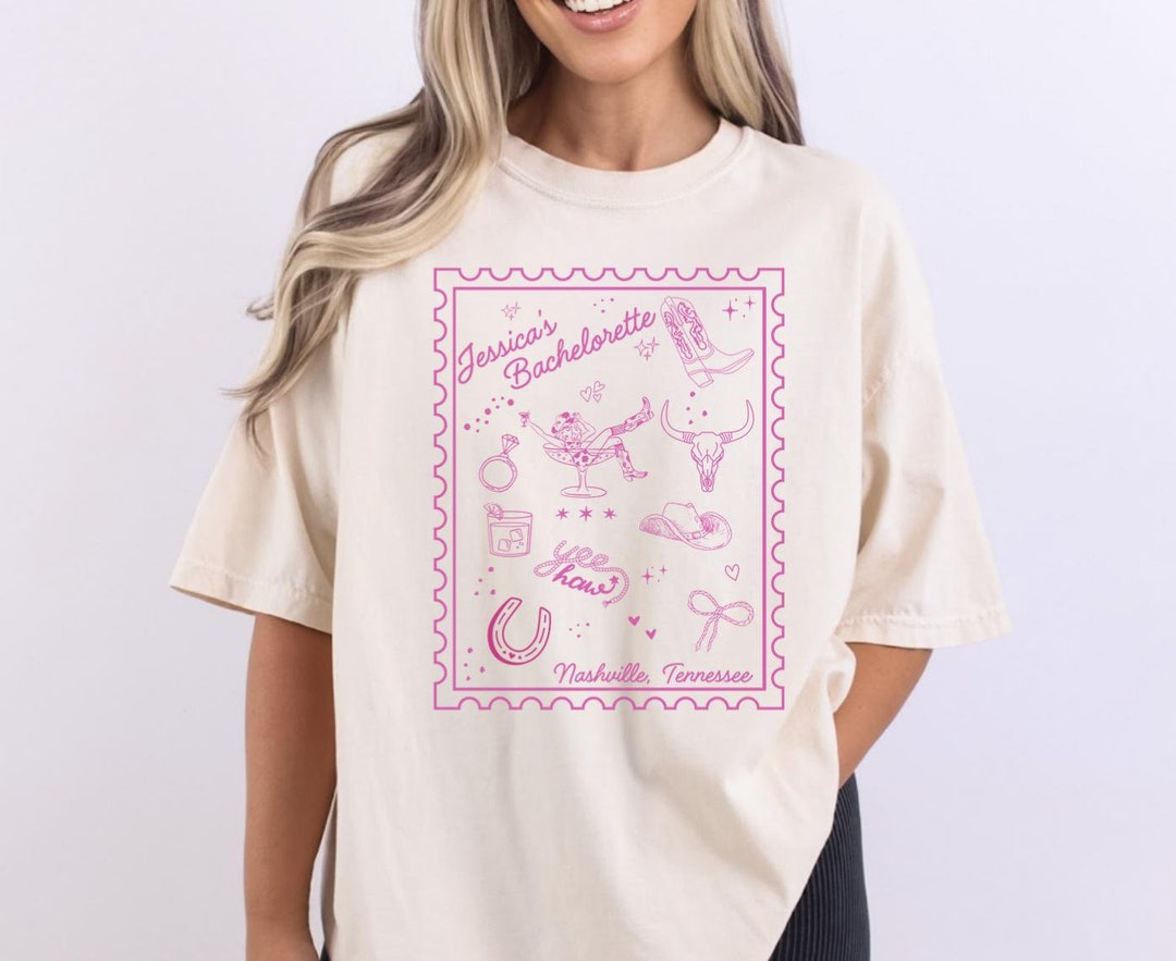 Nashville Bachelorette Shirts, Country Bachelorette Tees, Cute Western ...
