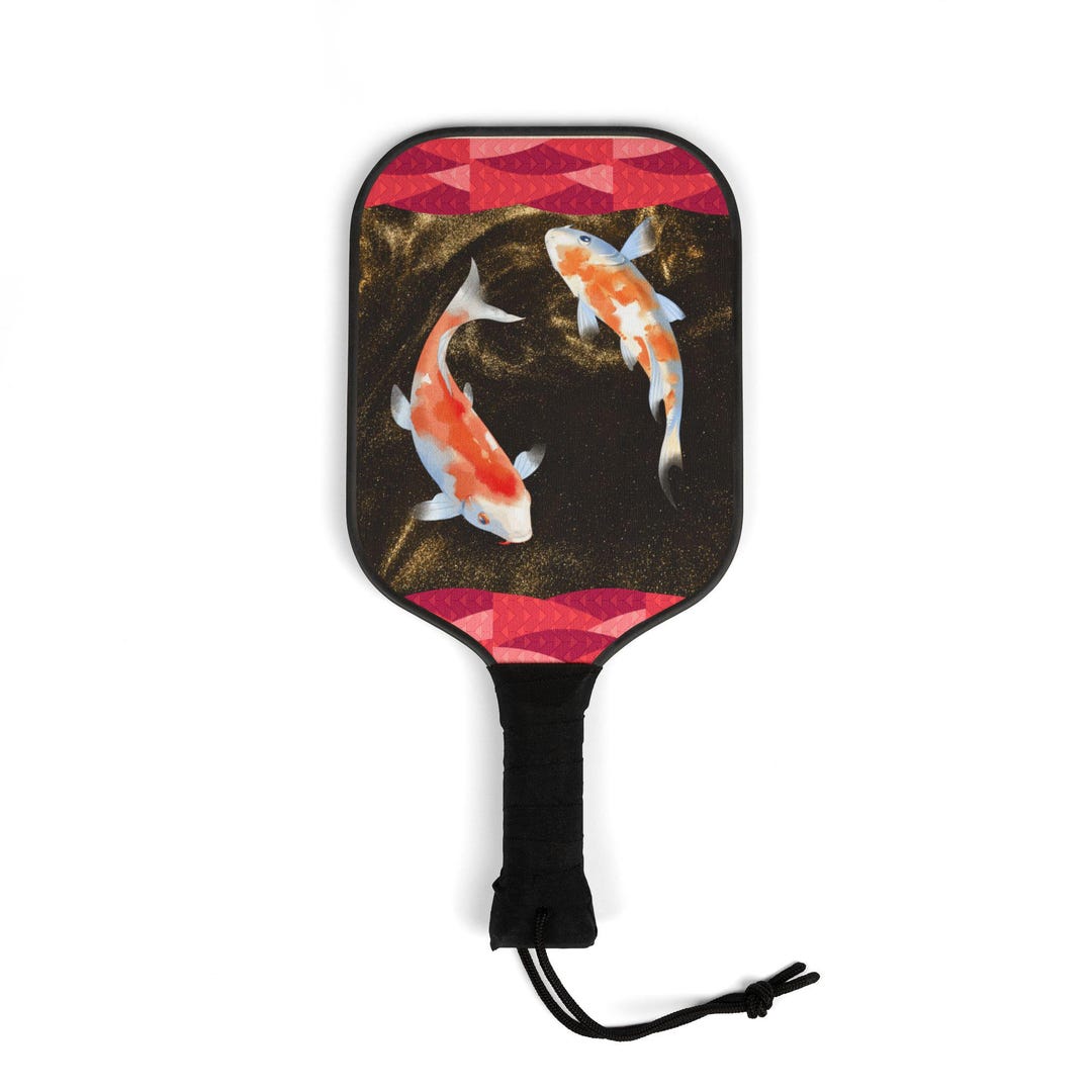 Pickleball Kit, Japanese Koi Design Racket Set Unique Sports Gift ...