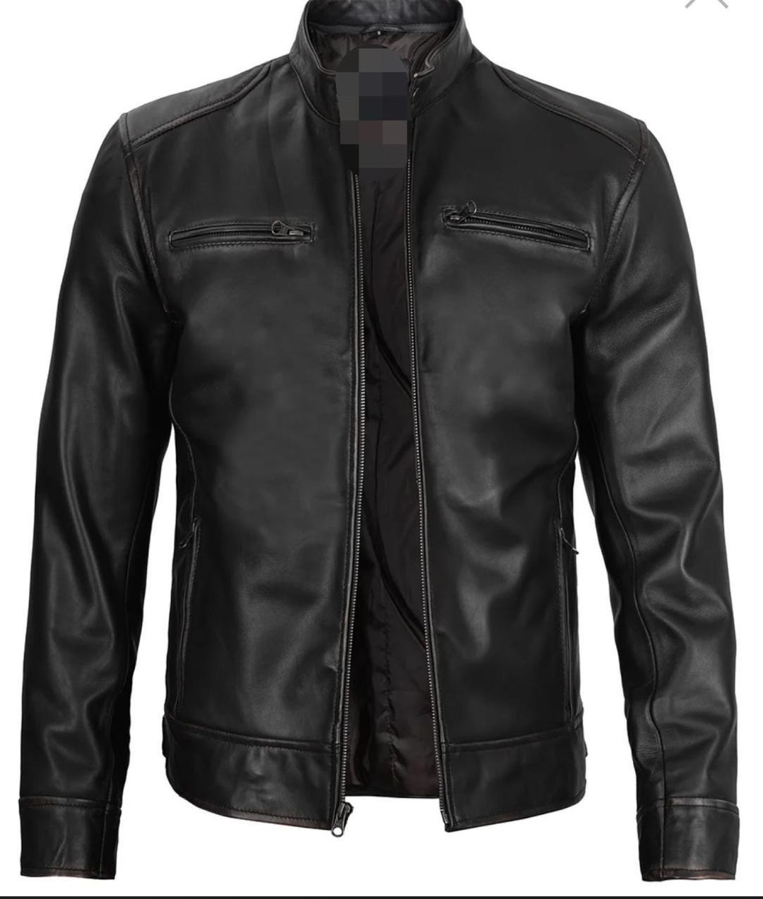 Mens Motor Bike Leather Jacket - Etsy