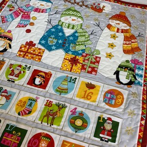 Snowmen Penguins Advent Calendar, Child Friendly Advent Calendar ...