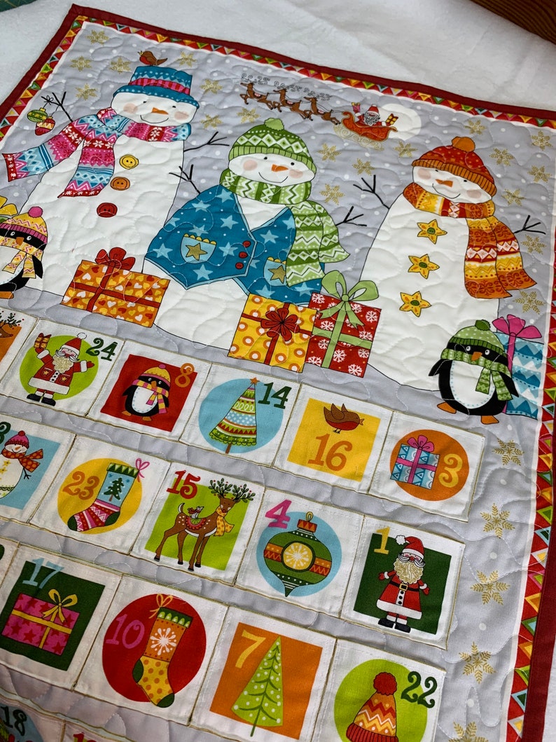 Snowmen Penguins Advent Calendar Child Friendly Advent - Etsy