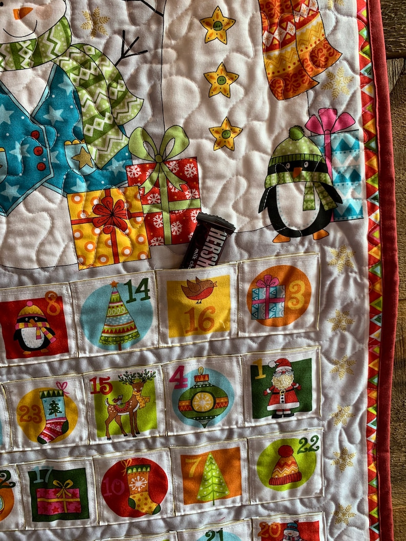 Snowmen Penguins Advent Calendar Child Friendly Advent - Etsy