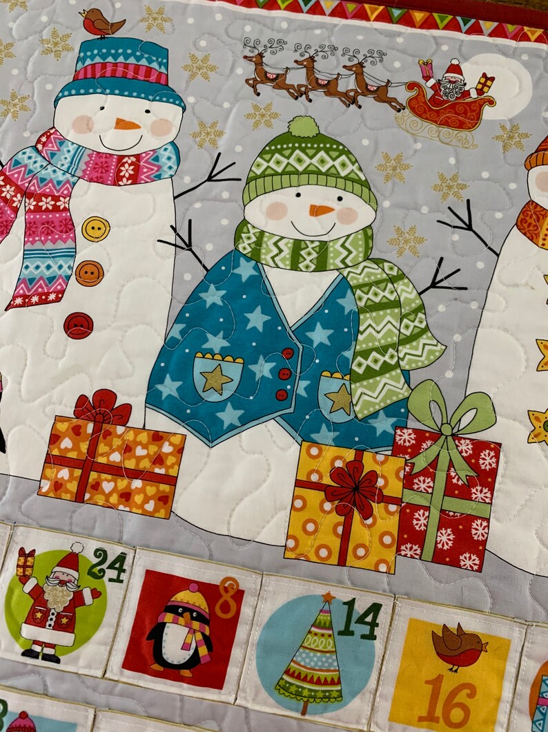 Snowmen Penguins Advent Calendar Child Friendly Advent - Etsy