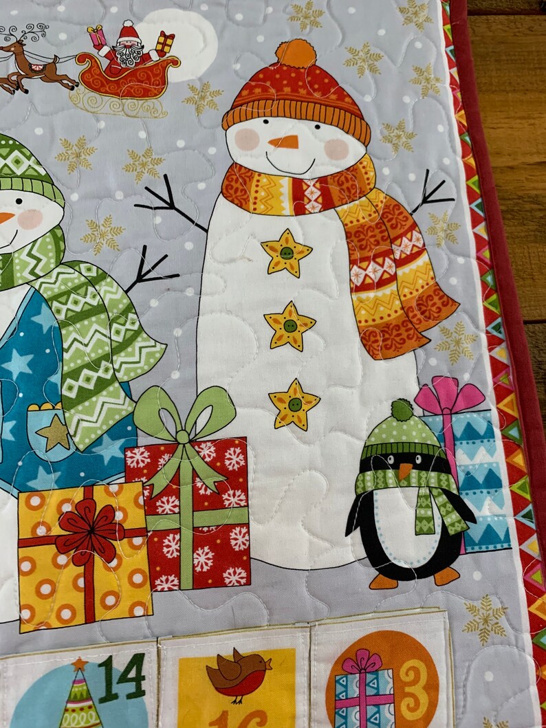 Snowmen Penguins Advent Calendar Child Friendly Advent - Etsy