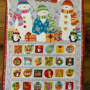 Snowmen Penguins Advent Calendar, Child Friendly Advent Calendar ...