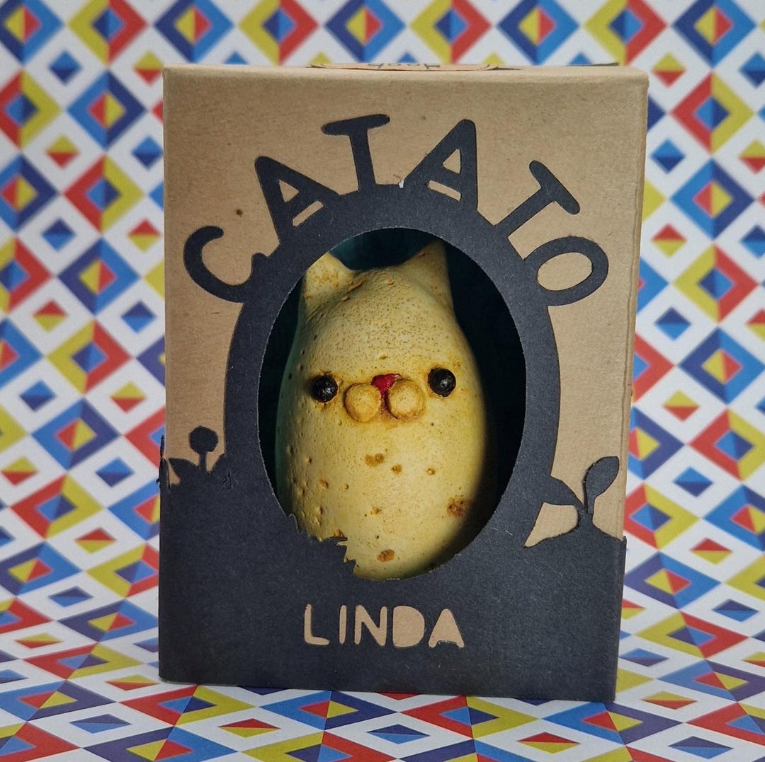 Catato. the Original Cat Potato. Linda - Etsy
