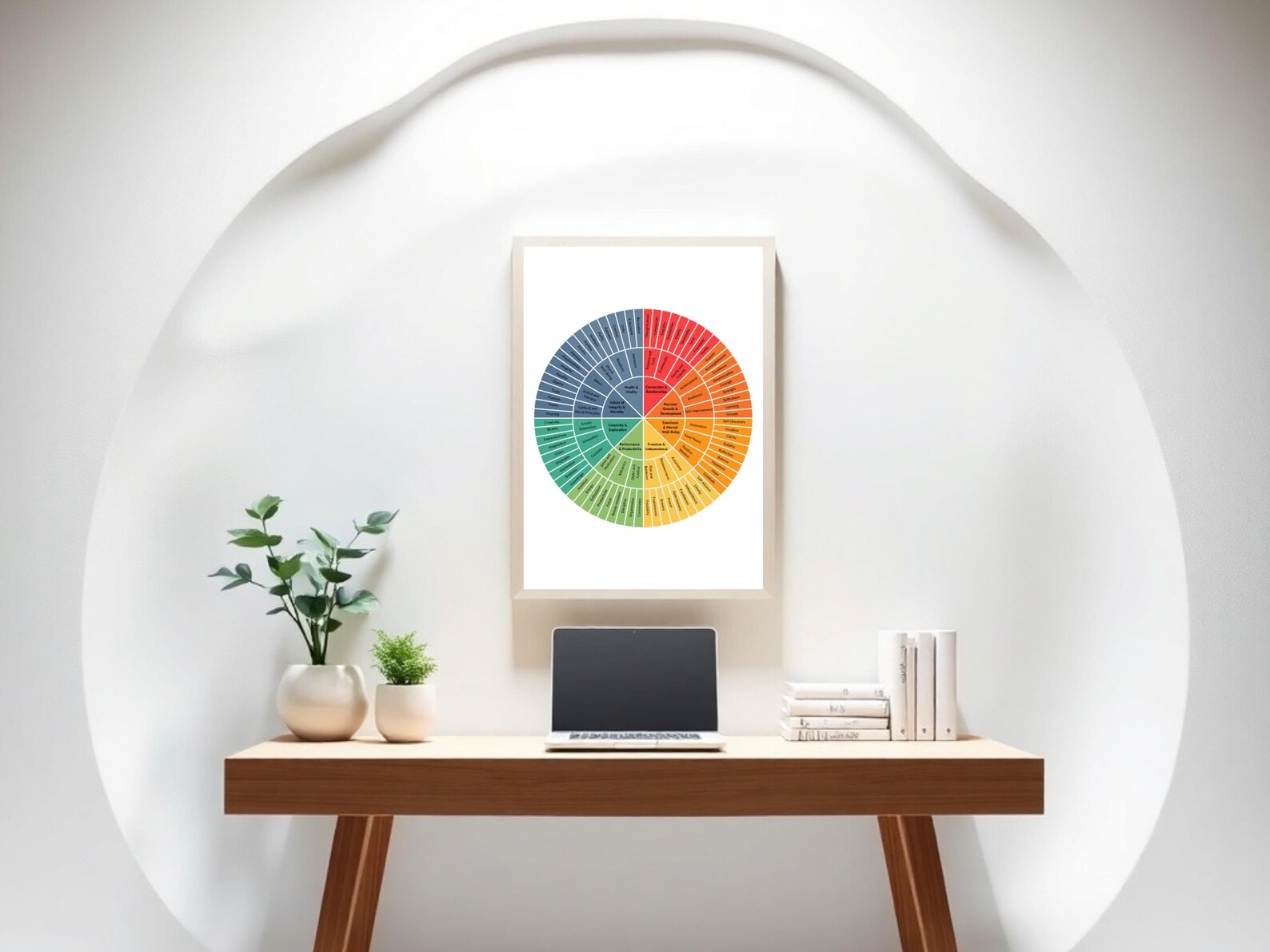 Core Values Wheel Hot and Cold Discover Your Core Values Therapy ...
