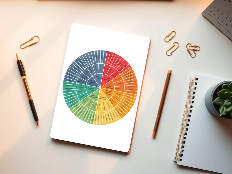 Core Values Wheel Hot and Cold Discover Your Core Values Therapy ...