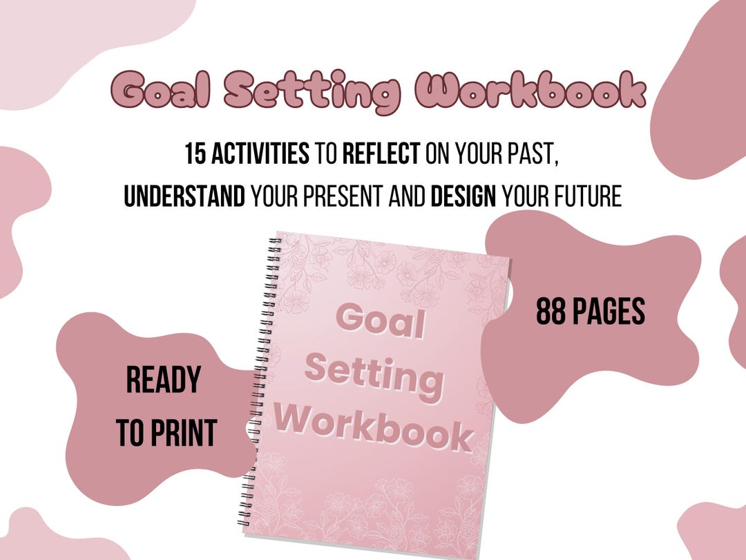 Goal Setting Workbook: Vision Board, SMART Goals (digital Download) - Etsy