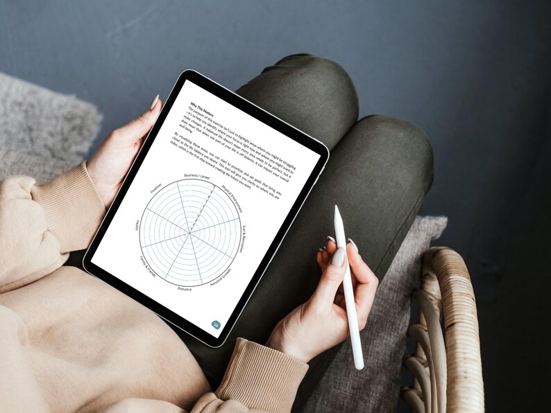 Goal Setting Workbook: Vision Board, SMART Goals (digital Download) - Etsy
