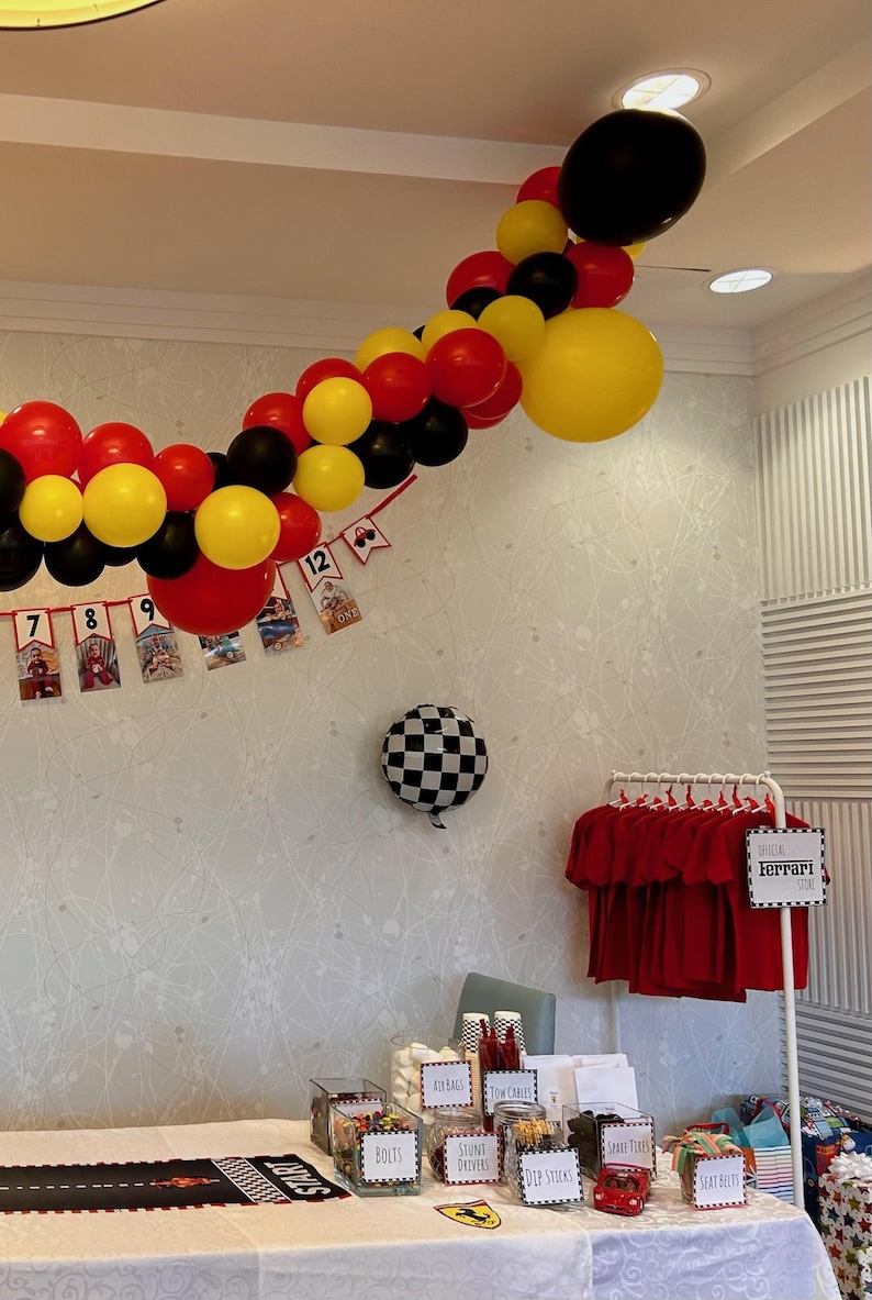 Car Themed Birthday, Candy Table, Ferrari, Kids Birthday, Automotive ...