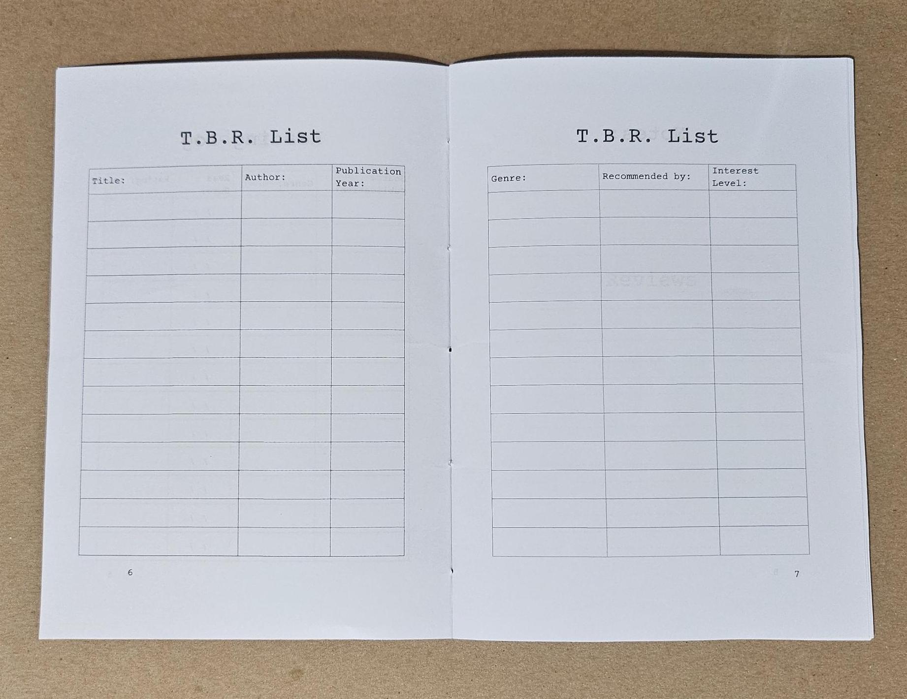 Short Story Reading Journal - Etsy