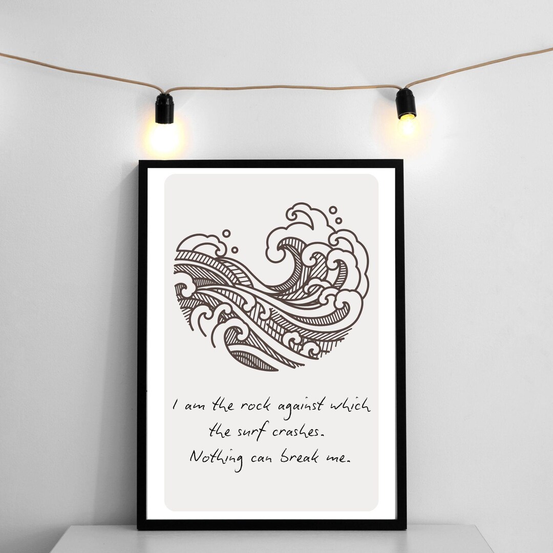 Acotar Inspired Digital Artwork - I Am the Wave Against Which the Surf ...