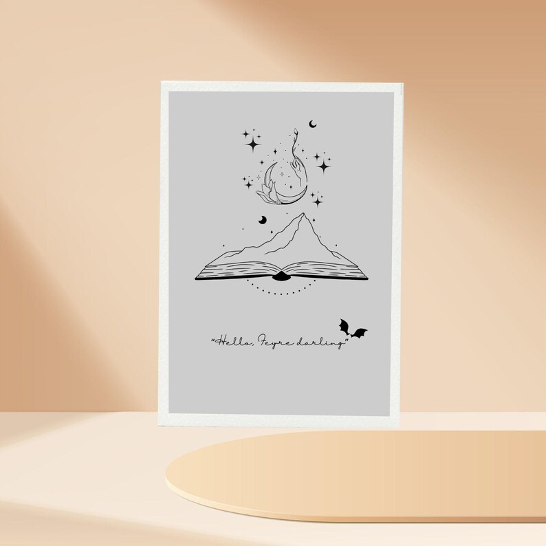 ACOTAR Inspired Digital Print. A Court of Thorns and Roses. "hello ...